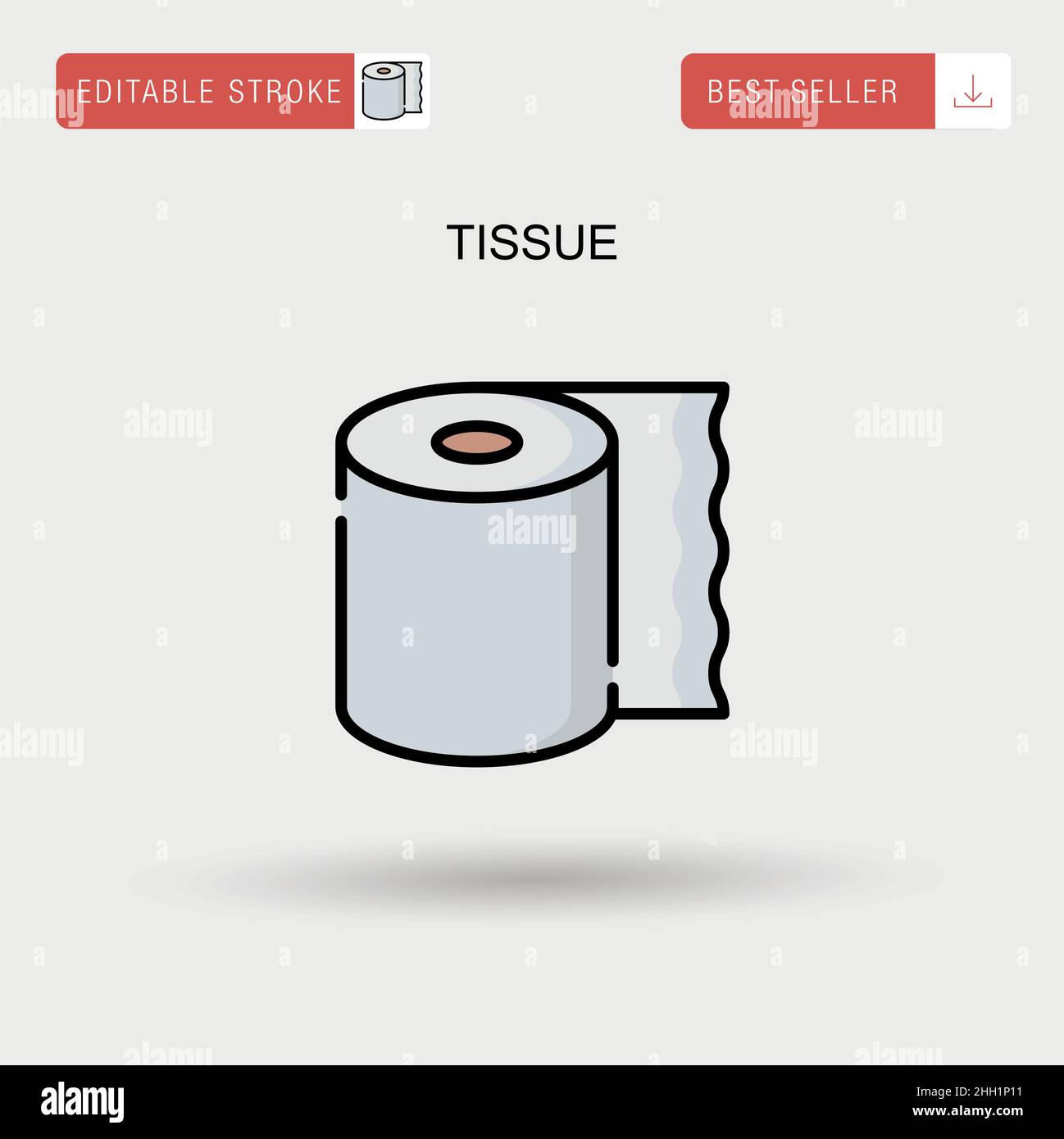 Tissue Simple vector icon Stock Vector Image & Art - Alamy