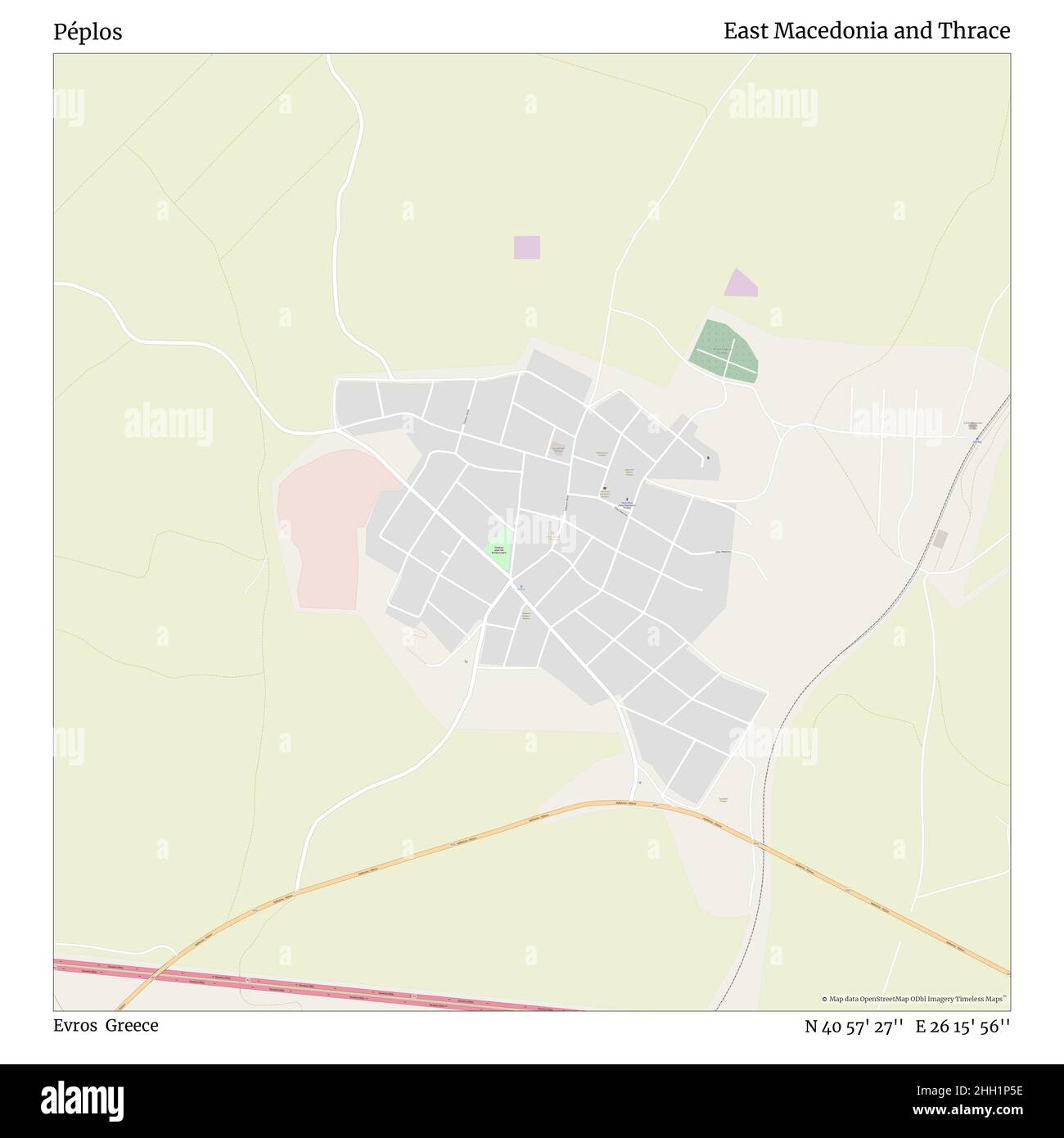 Péplos, Evros, Greece, East Macedonia and Thrace, N 40 57' 27'', E 26 ...