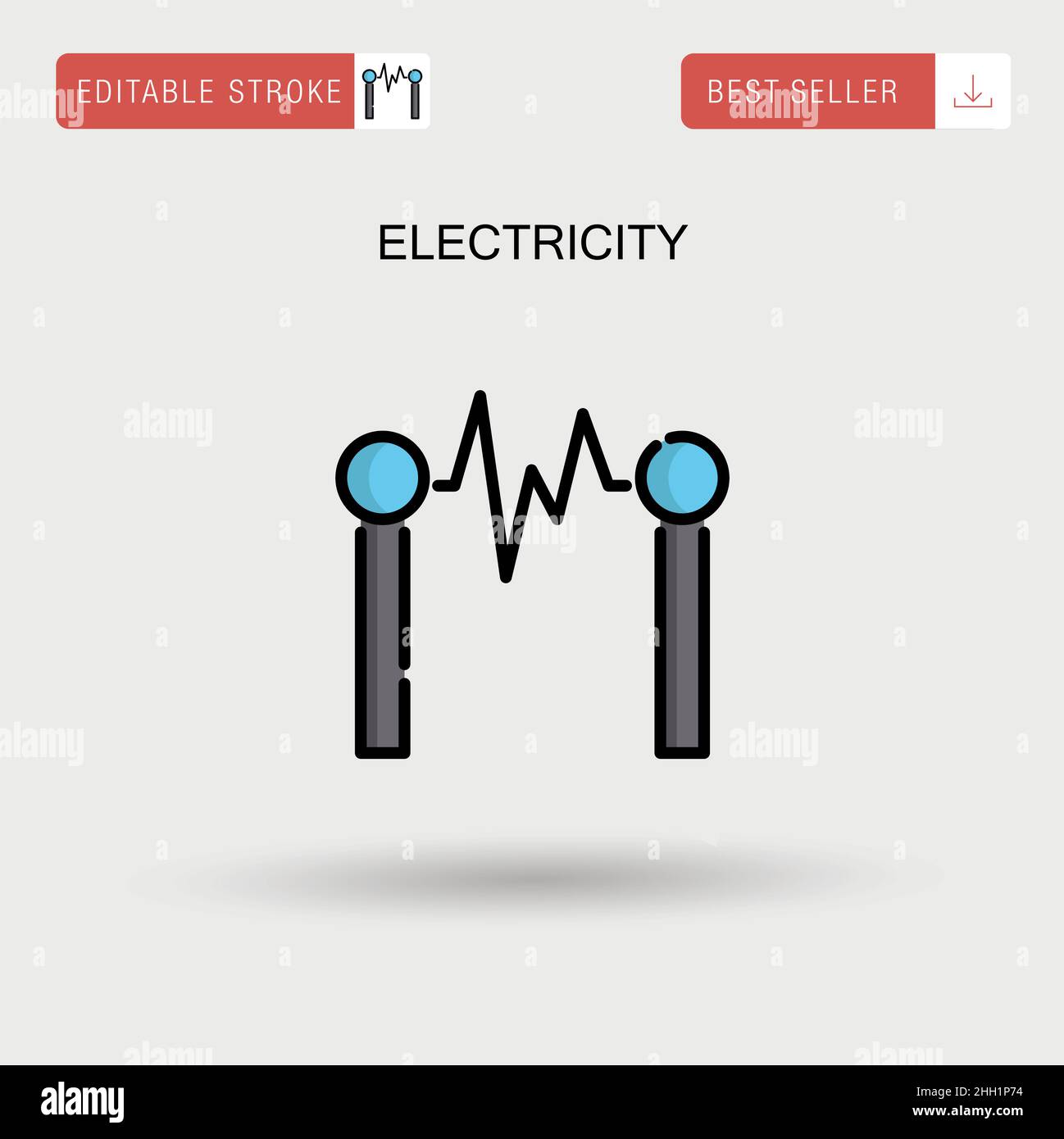 Electric discharge Stock Vector Images - Alamy