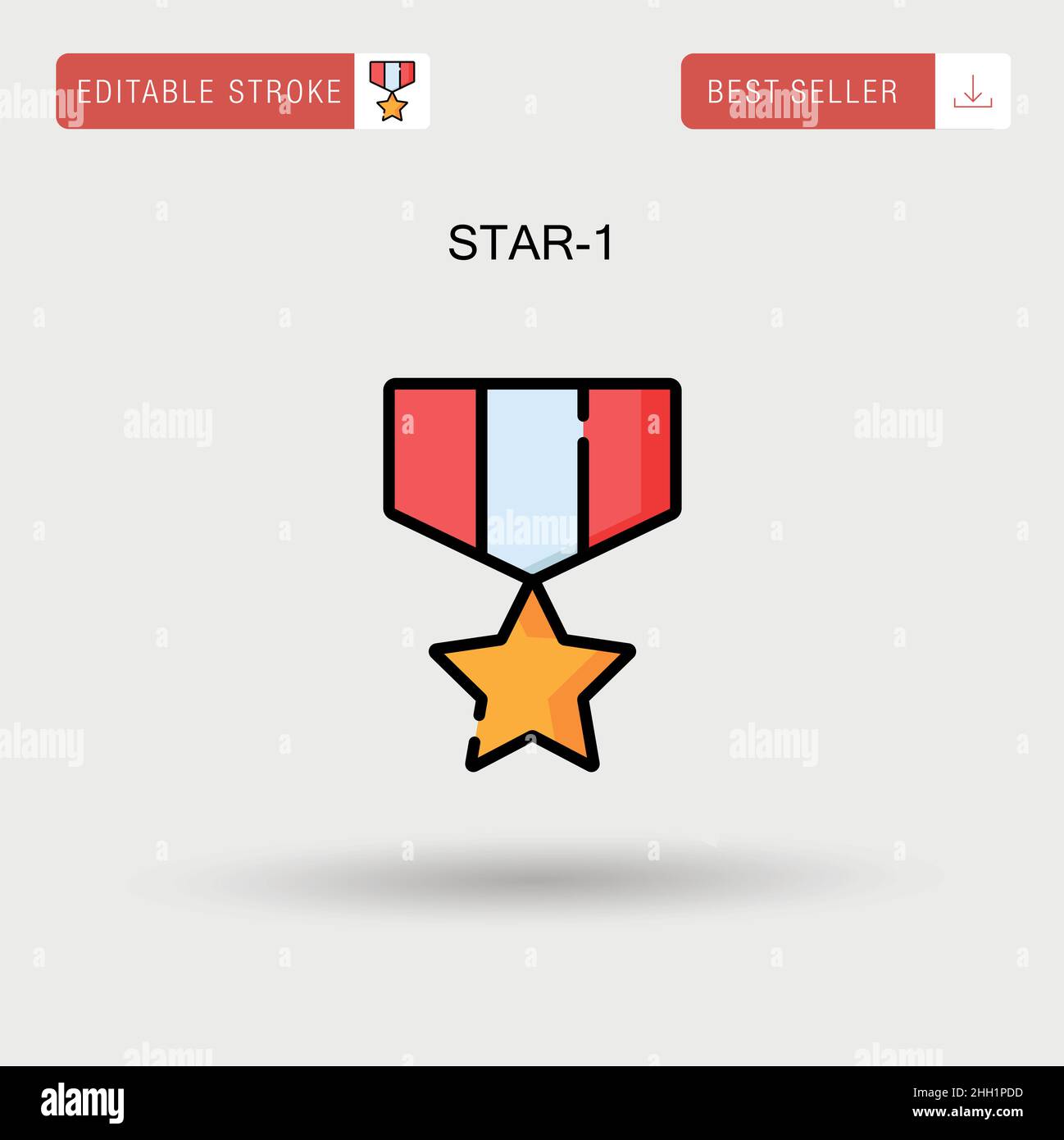 Star shape continuous line Stock Vector Images - Alamy