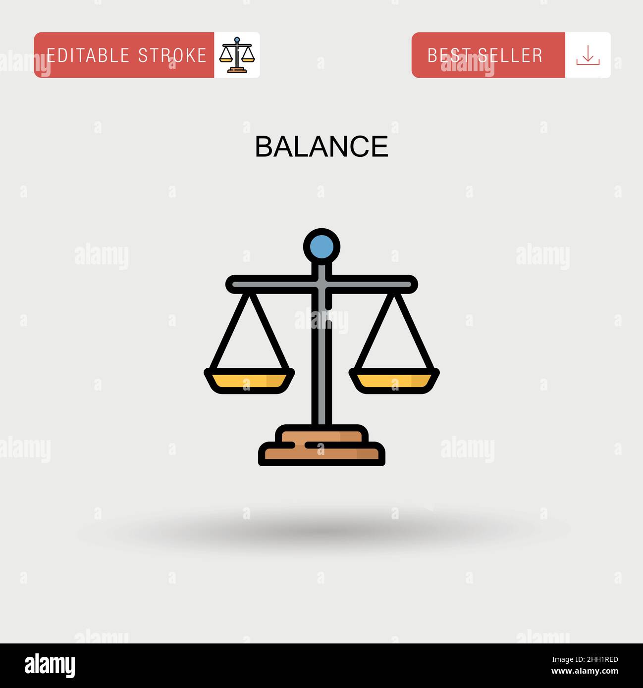 Balance Simple vector icon Stock Vector Image & Art - Alamy