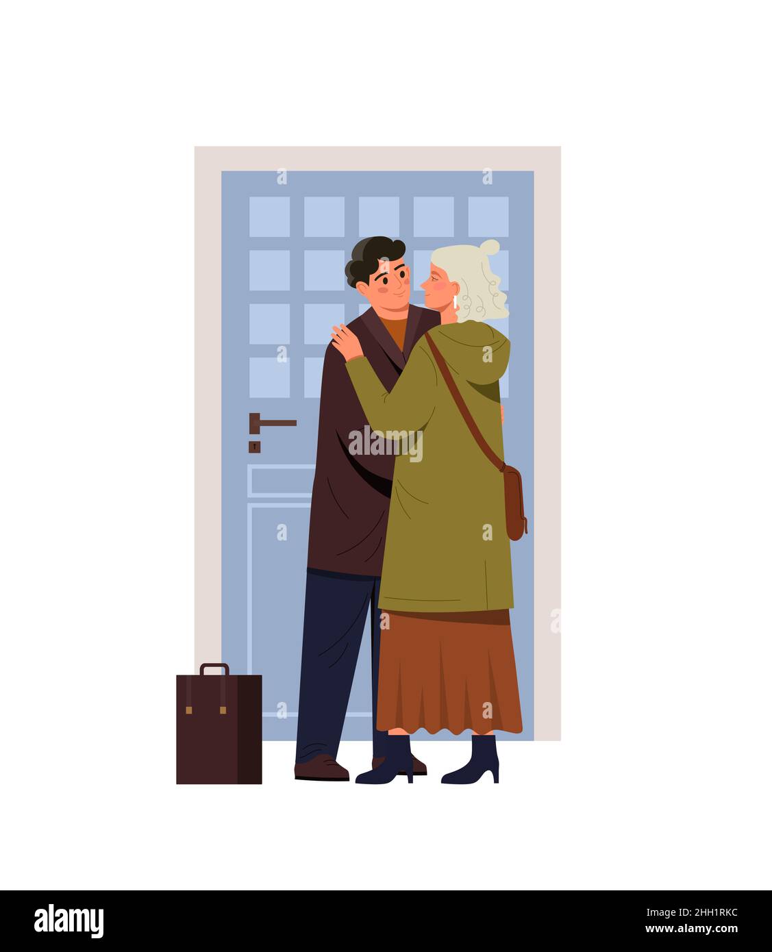People leave home Stock Vector Images - Alamy