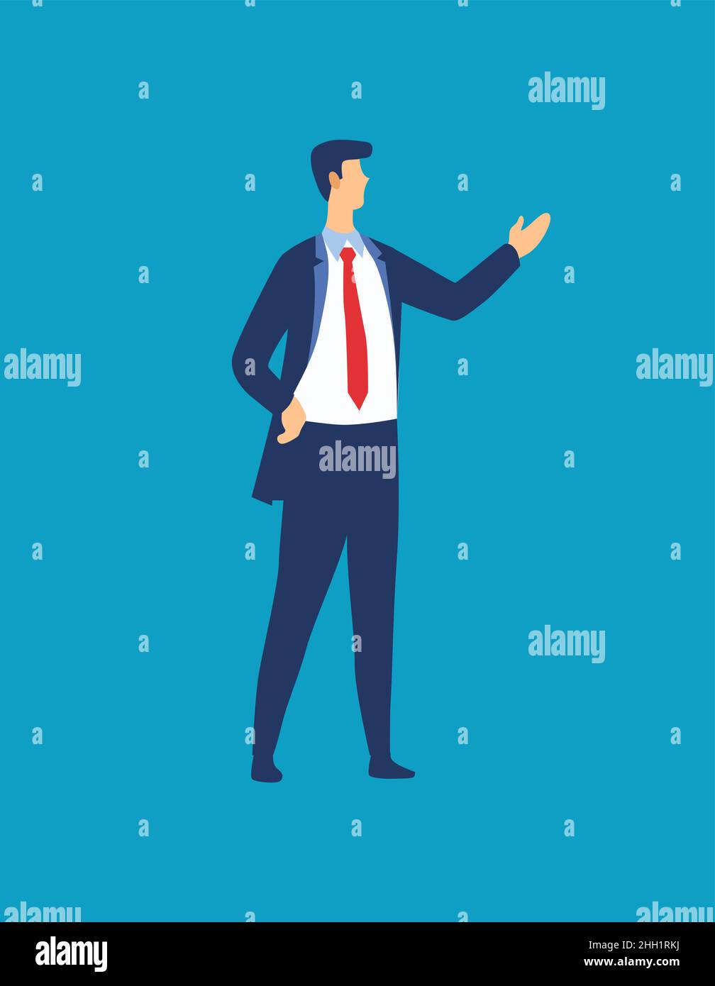 Male business coach training Stock Vector Images - Alamy