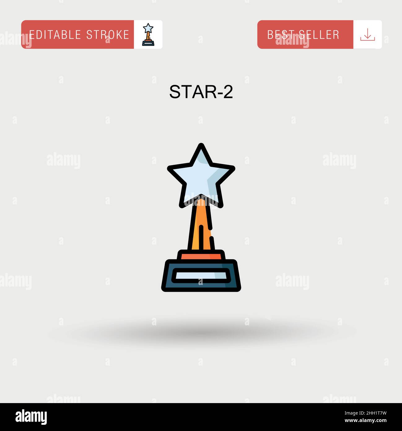 Two star icon hi-res stock photography and images - Alamy