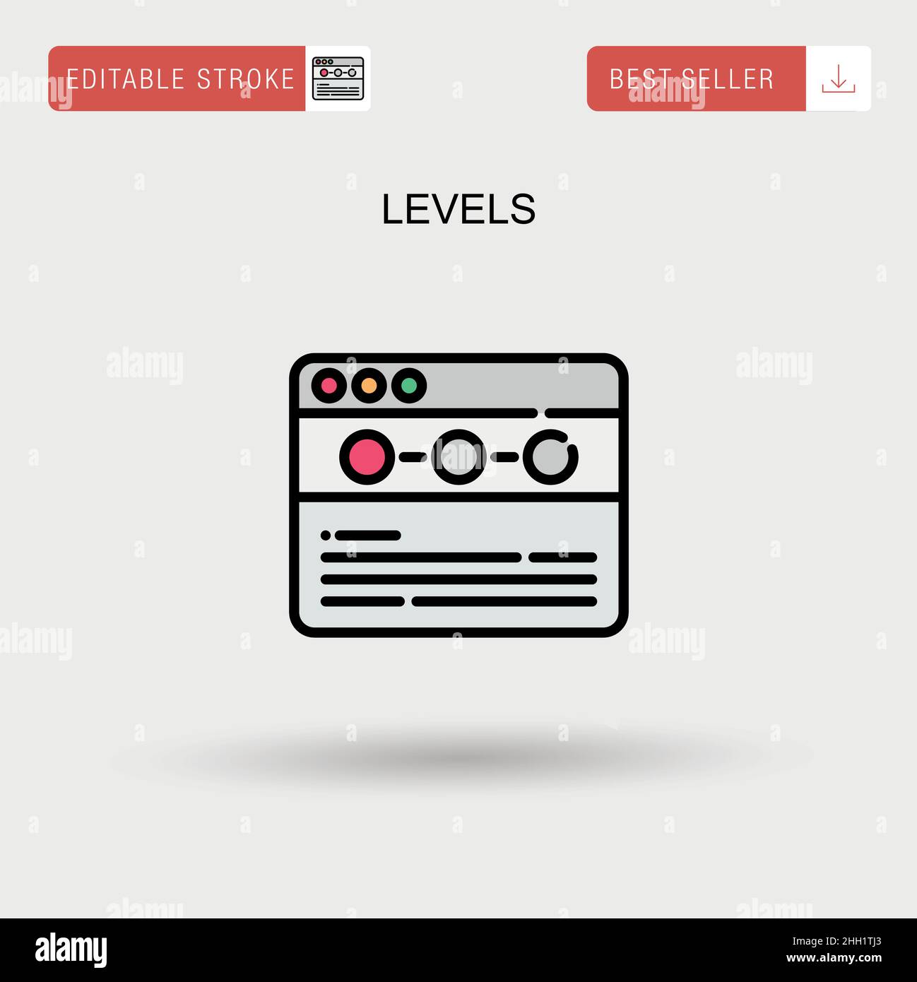 Levels of success Stock Vector Images - Alamy