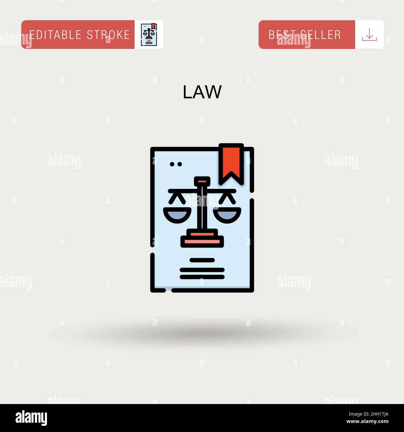 Law Simple vector icon Stock Vector Image & Art - Alamy