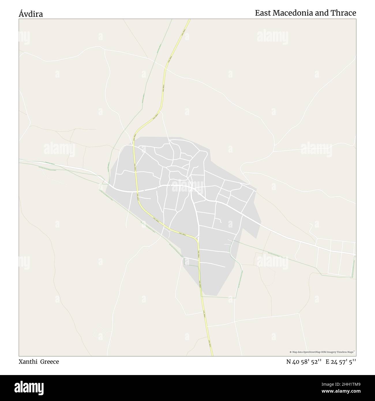 Ávdira, Xanthi, Greece, East Macedonia and Thrace, N 40 58' 52'', E 24 ...