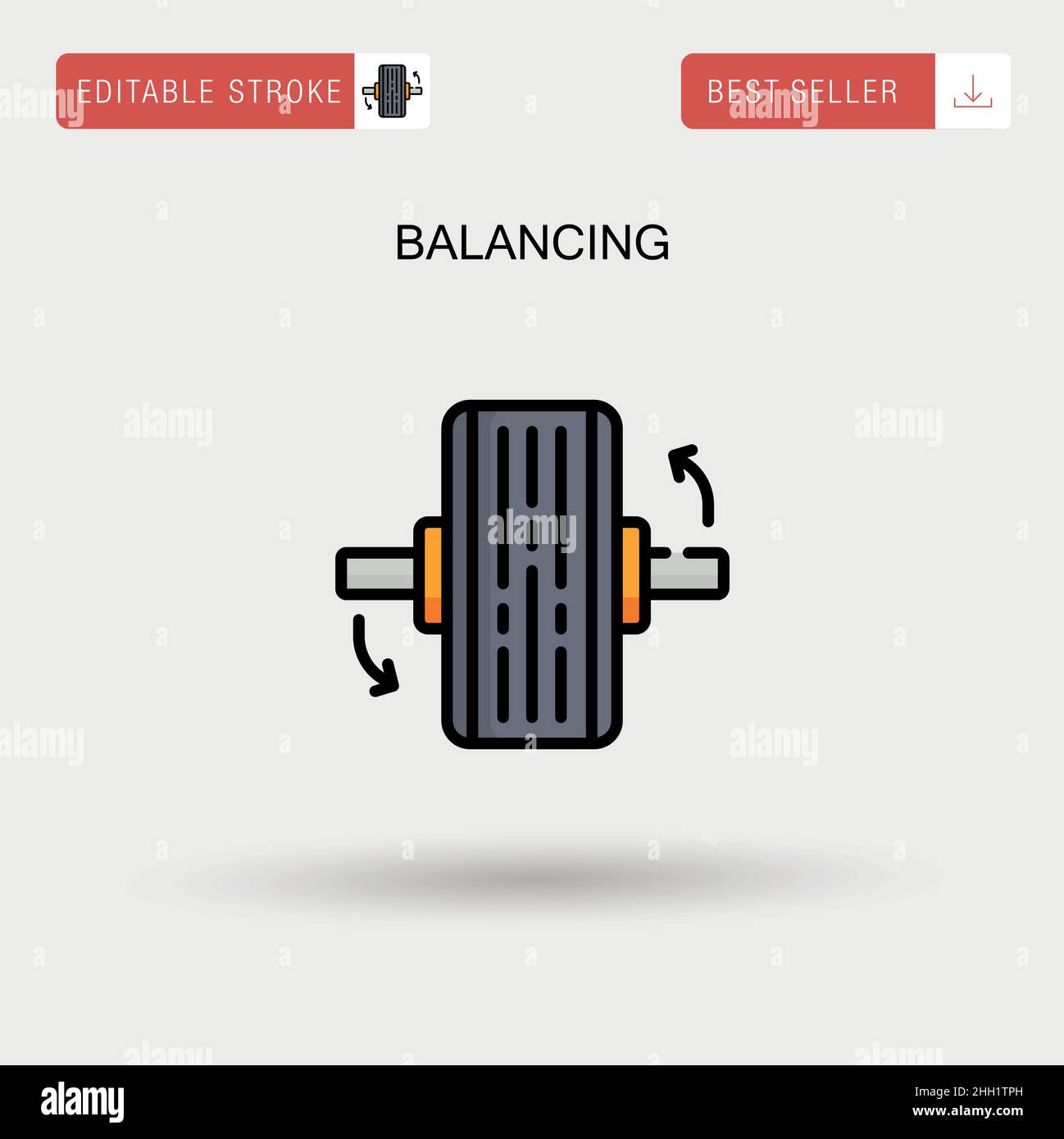 Balancing Simple vector icon Stock Vector Image & Art - Alamy