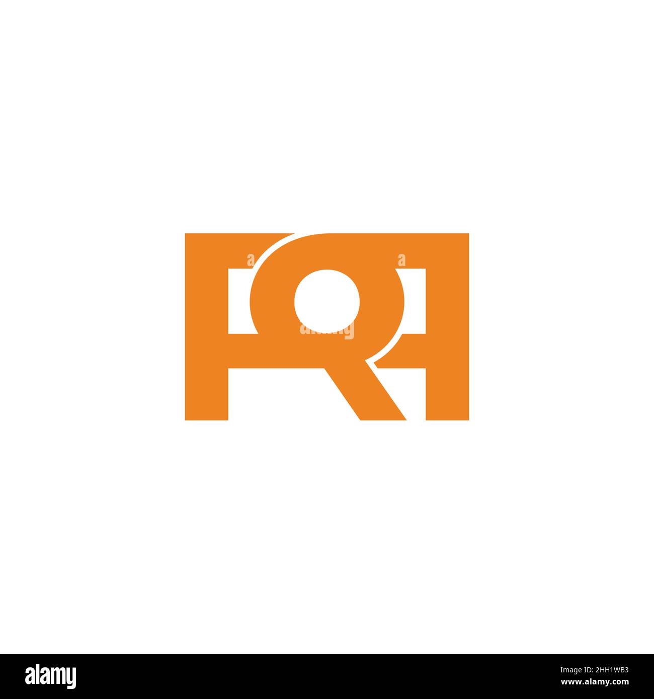letter rp simple linked abstract logo vector Stock Vector Image & Art ...