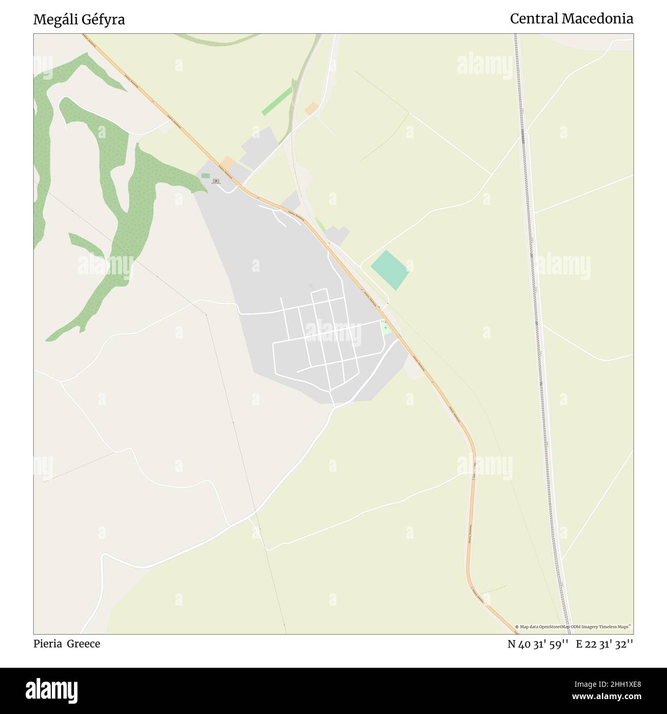 Megáli Géfyra, Pieria, Greece, Central Macedonia, N 40 31' 59'', E 22 ...