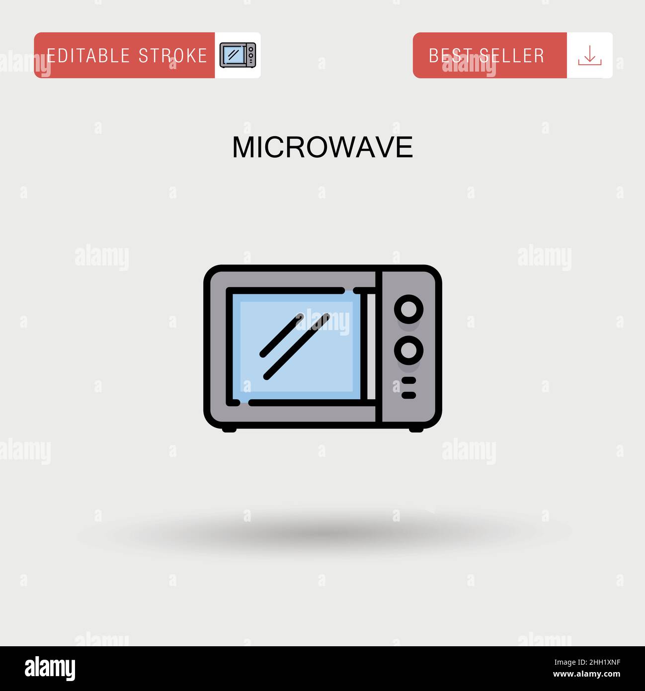 Microwave Simple vector icon Stock Vector Image & Art - Alamy