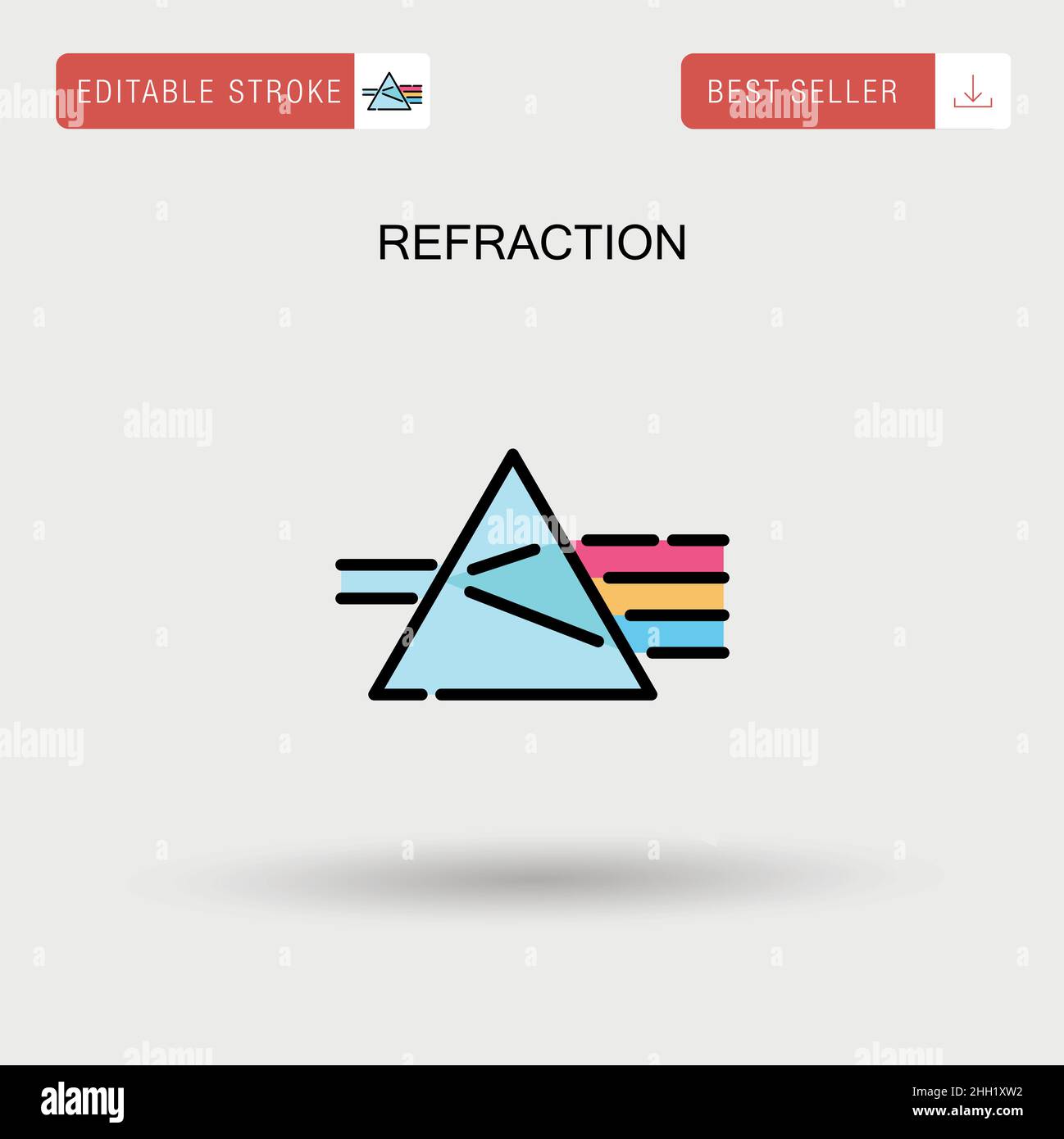 Blurred refraction light flare Stock Vector Images - Alamy