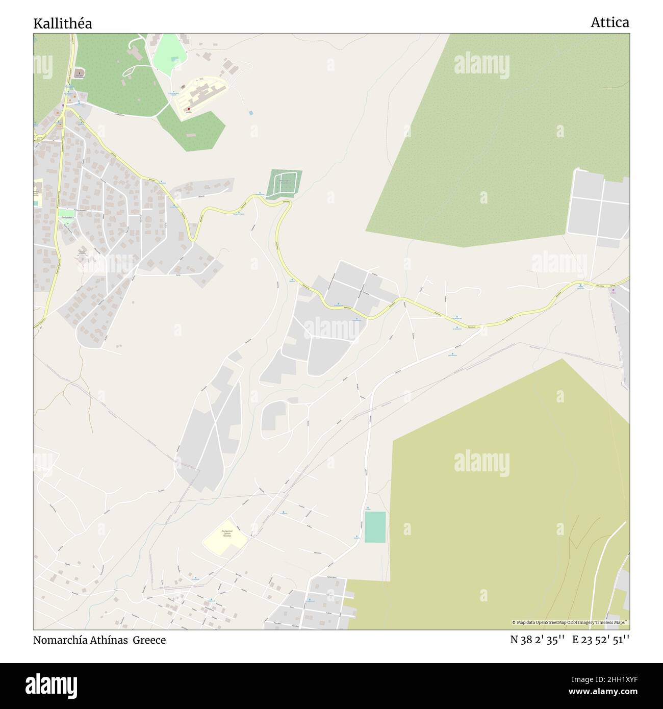 Kallithéa, Nomarchía Athínas, Greece, Attica, N 38 2' 35'', E 23 52' 51 ...