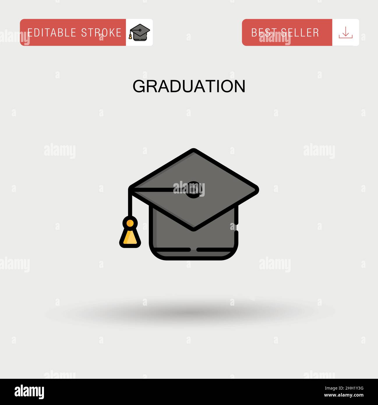 Gold graduation university school hi-res stock photography and images ...