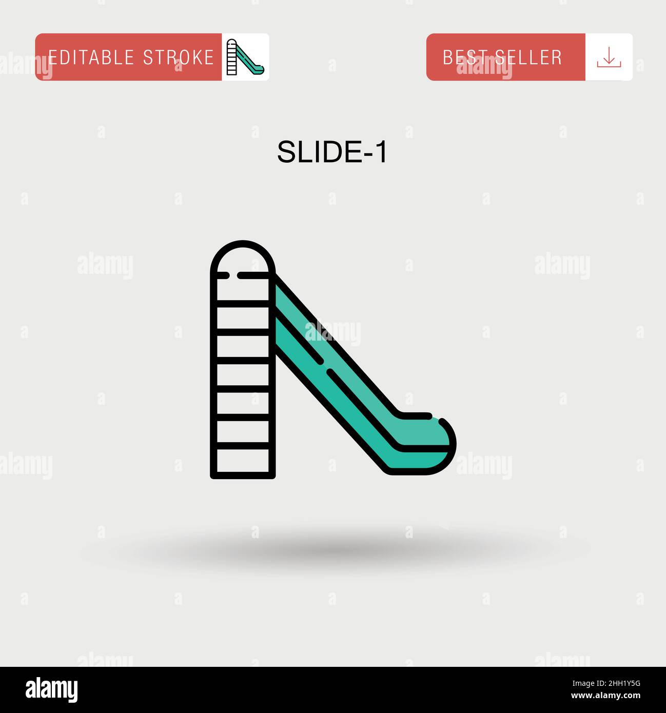 Single slide Stock Vector Images - Alamy