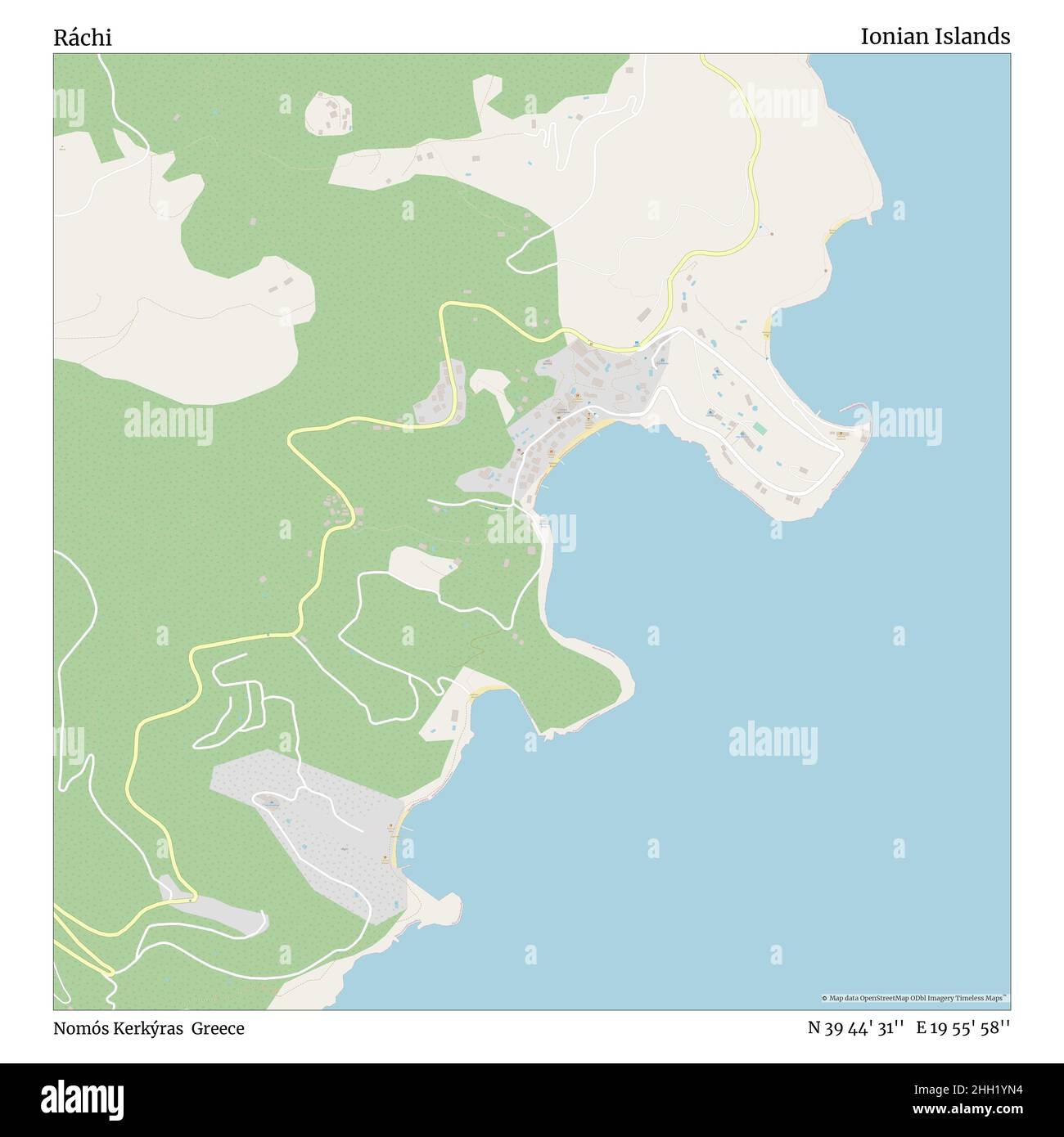 Ráchi, Nomós Kerkýras, Greece, Ionian Islands, N 39 44' 31'', E 19 55 ...