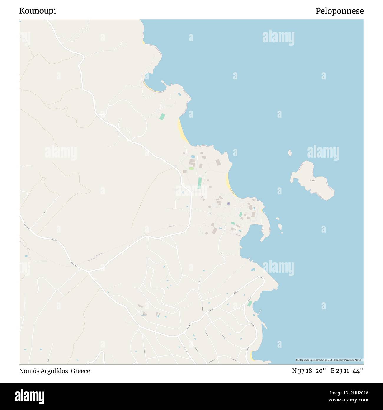Kounoupi, Nomós Argolídos, Greece, Peloponnese, N 37 18' 20'', E 23 11 ...