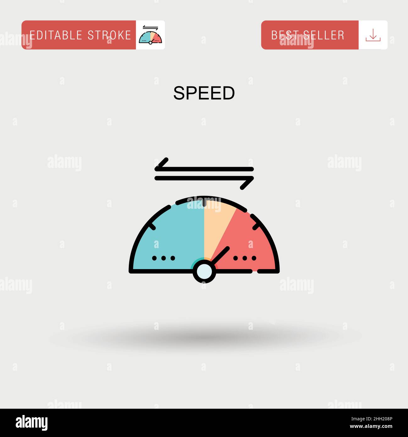 Speed Simple vector icon Stock Vector Image & Art - Alamy