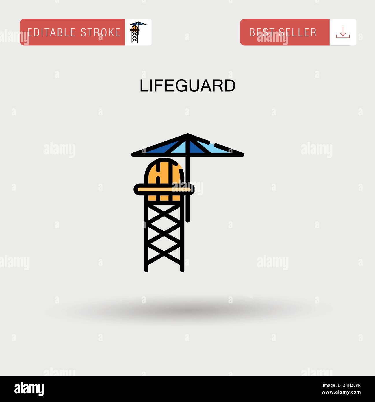 Water lifeguard Stock Vector Images - Alamy