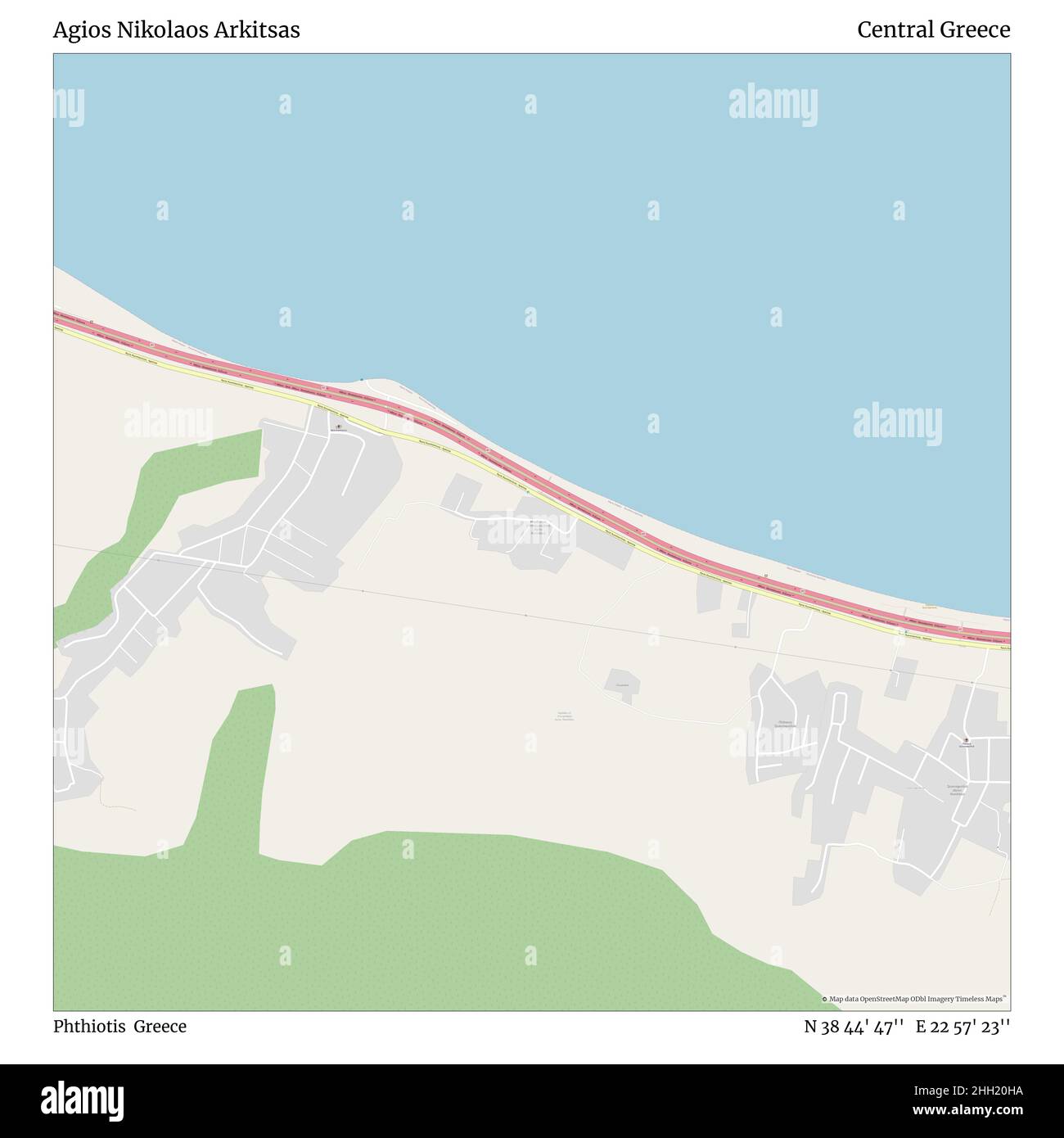 Agios Nikolaos Arkitsas, Phthiotis, Greece, Central Greece, N 38 44' 47 ...