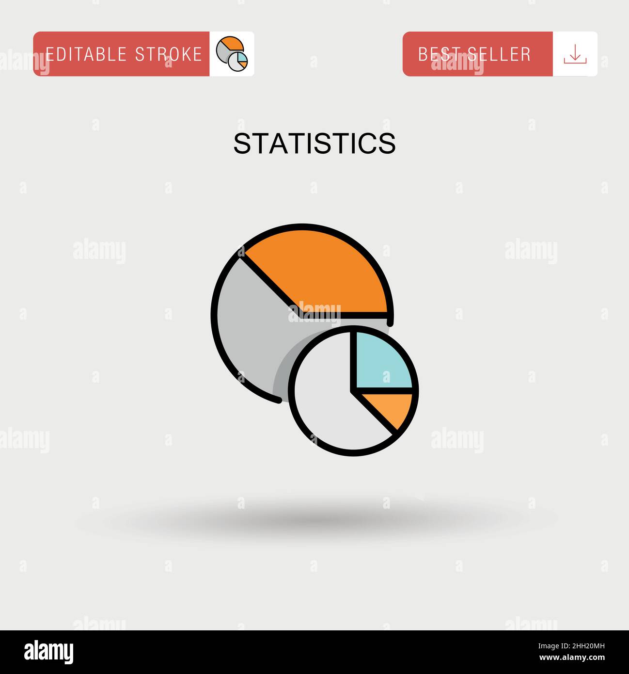Statistics Simple vector icon Stock Vector Image & Art - Alamy