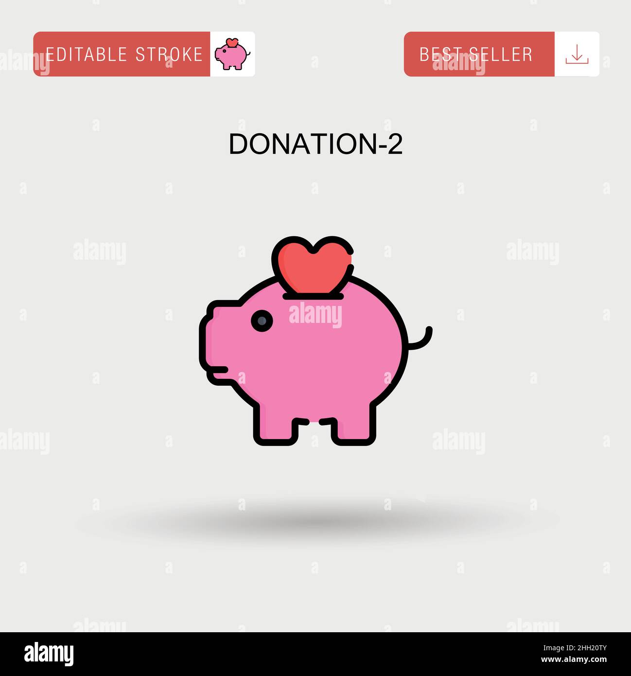 Clothes donation box icon Stock Vector Images - Alamy