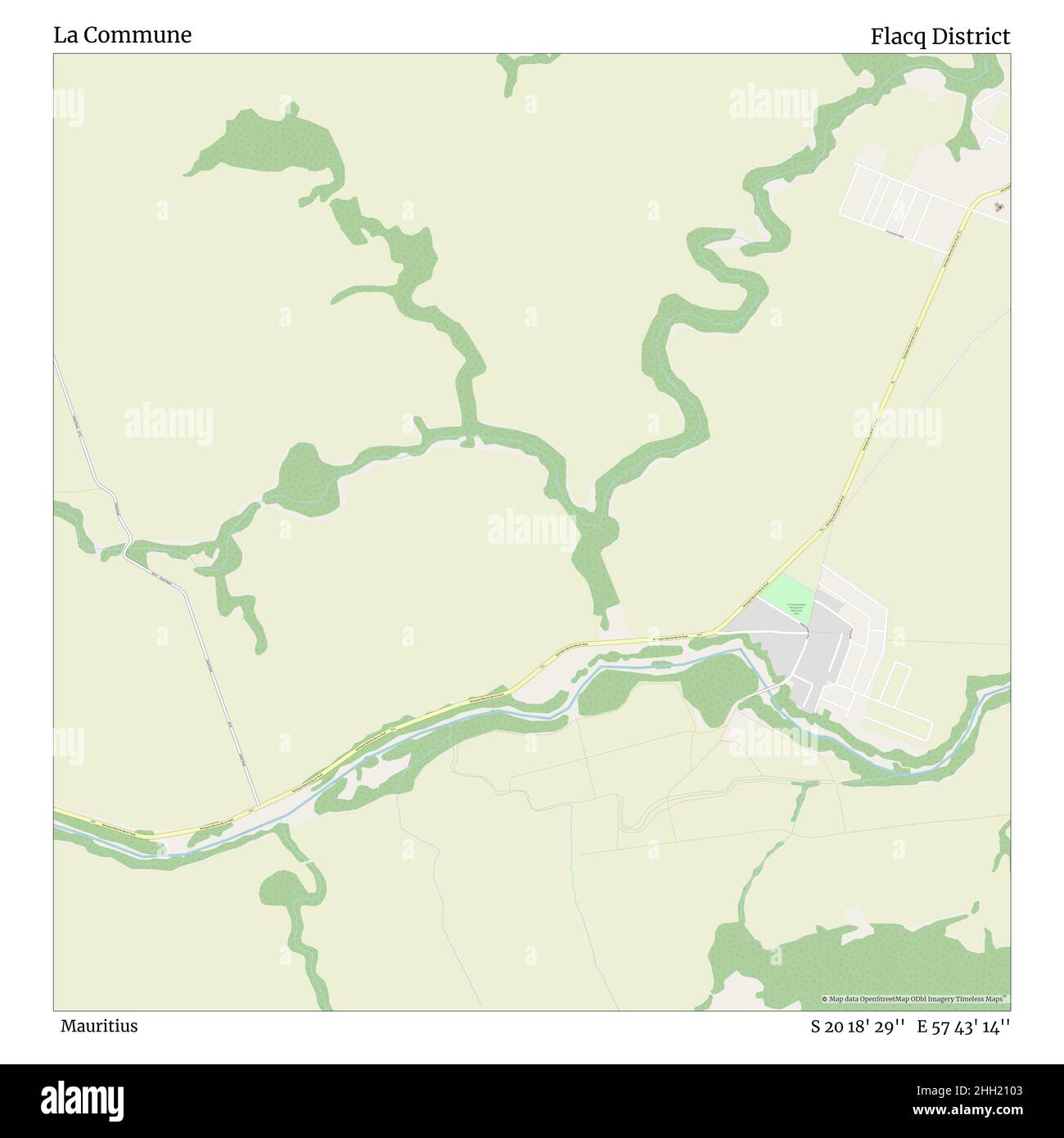 La Commune, Mauritius, Flacq District, S 20 18' 29'', E 57 43' 14 ...