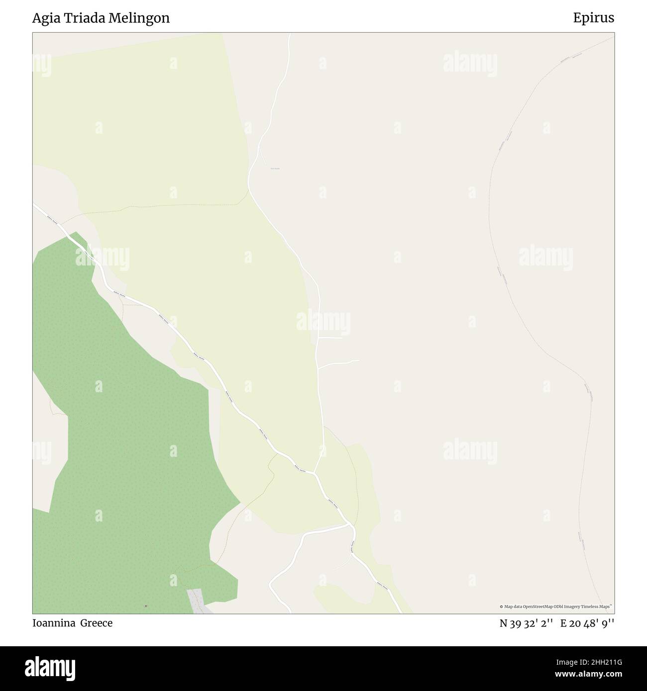 Agia Triada Melingon, Ioannina, Greece, Epirus, N 39 32' 2'', E 20 48 ...