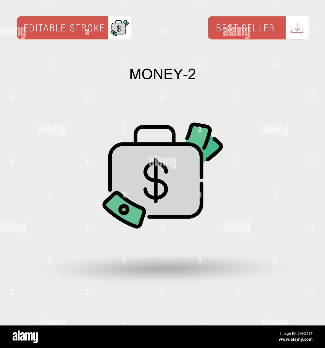 Two stack money Stock Vector Images - Alamy