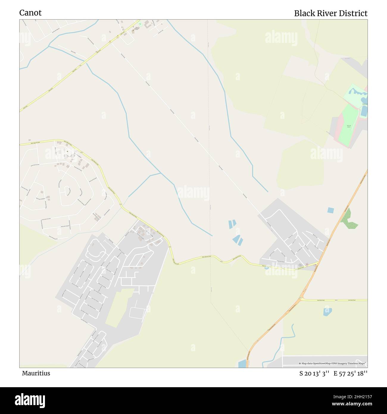 Canot, Mauritius, Black River District, S 20 13' 3'', E 57 25' 18 ...