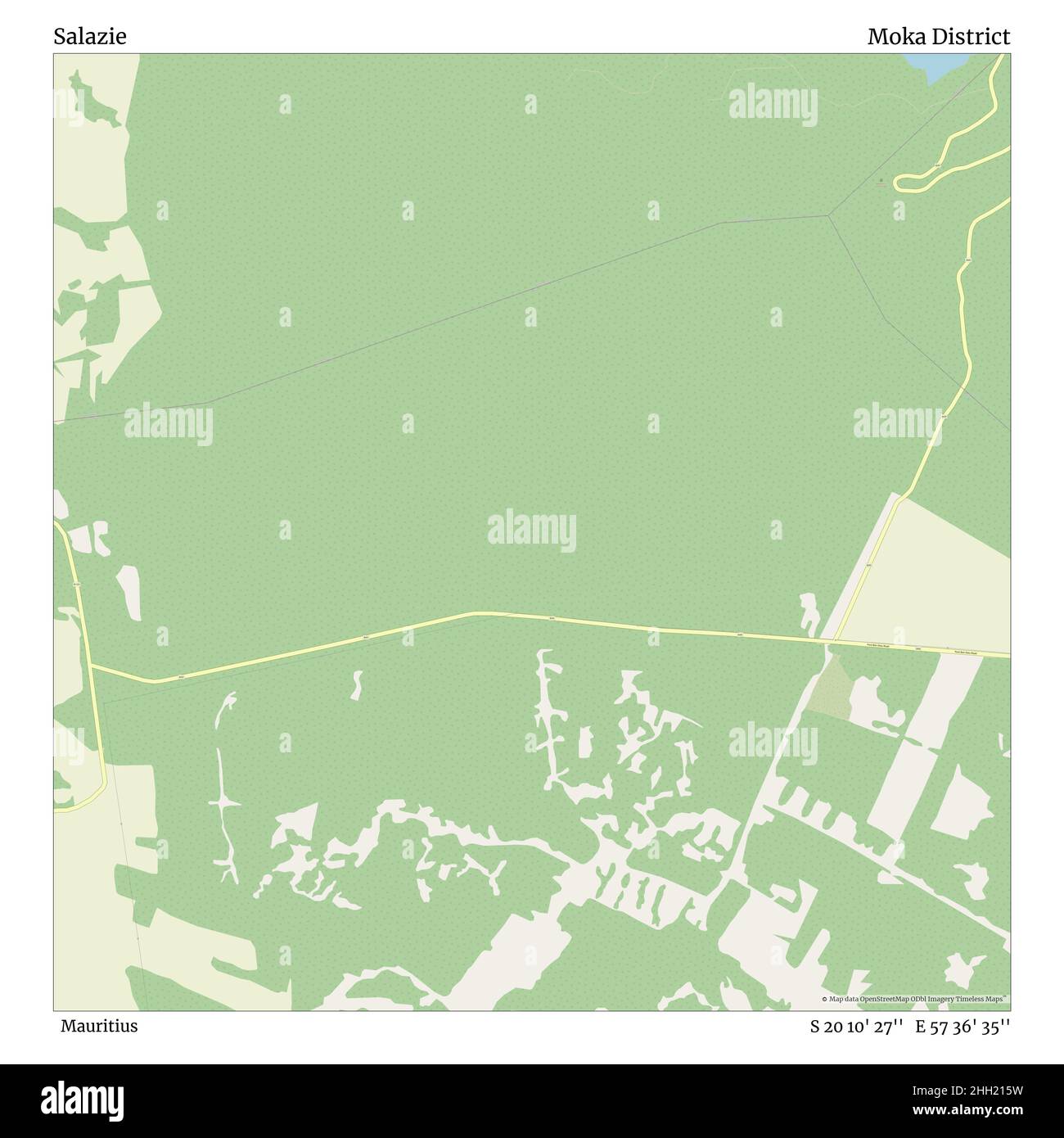 Salazie, Mauritius, Moka District, S 20 10' 27'', E 57 36' 35'', map ...