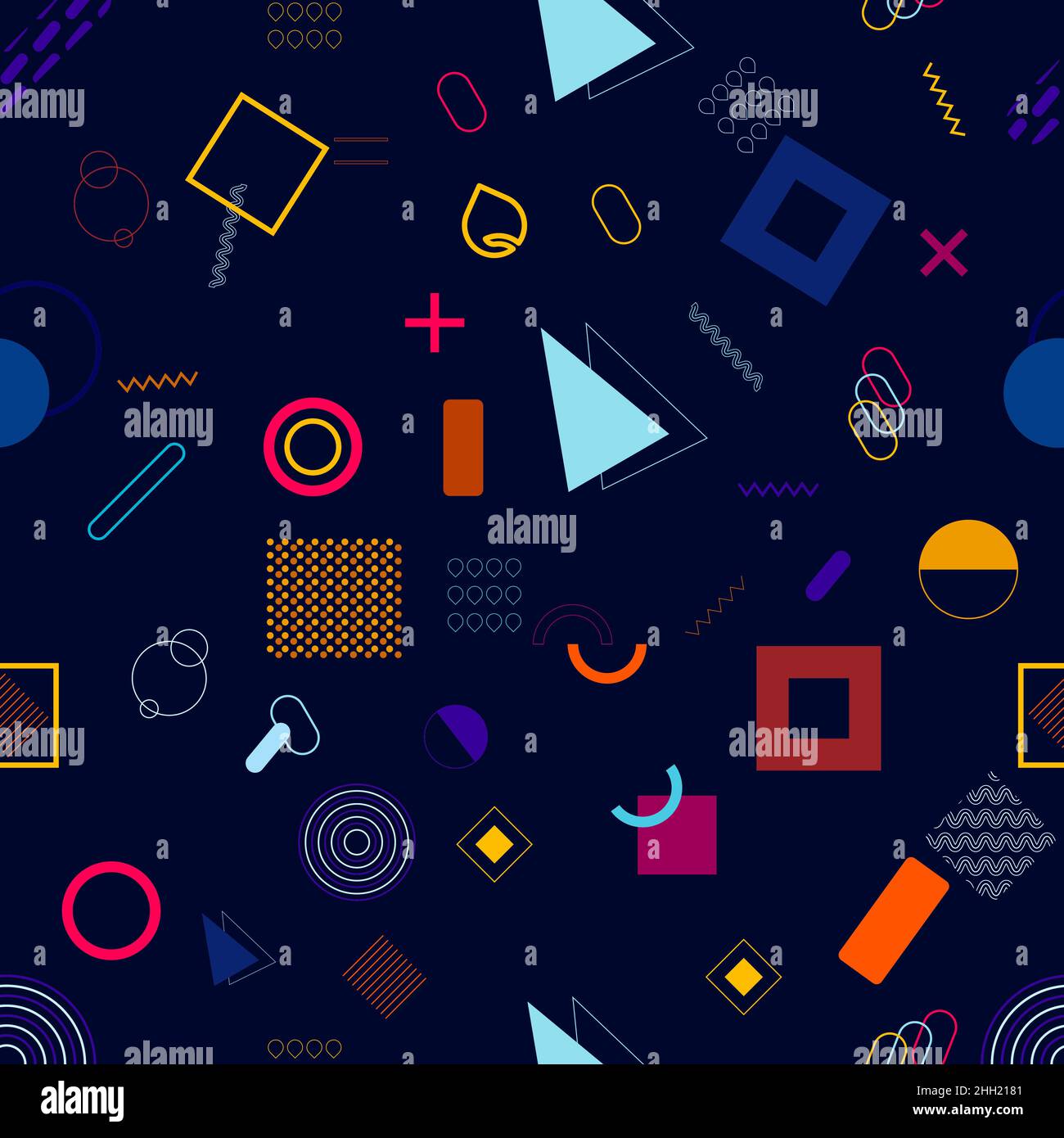 90s trendy geometric memphis Stock Vector Images - Alamy