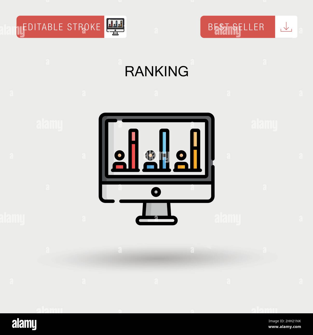 Ranking Simple vector icon Stock Vector Image & Art - Alamy