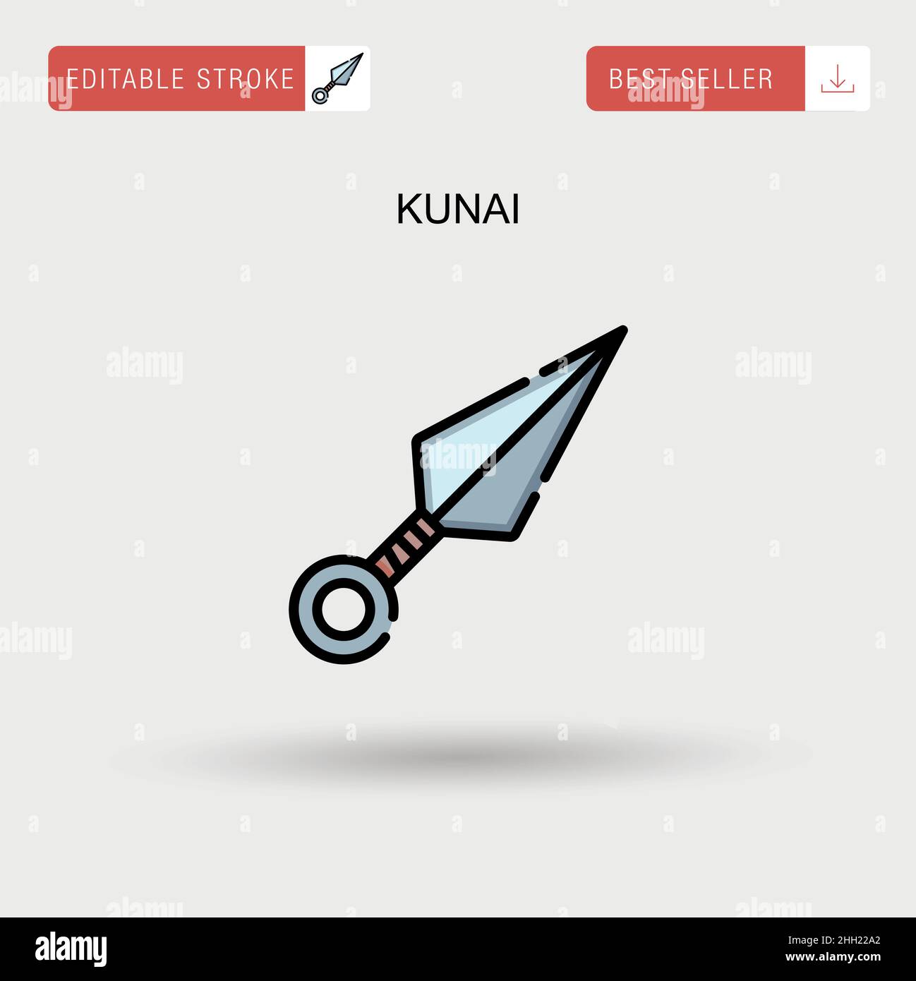 Ninja kunai Stock Vector Images - Alamy