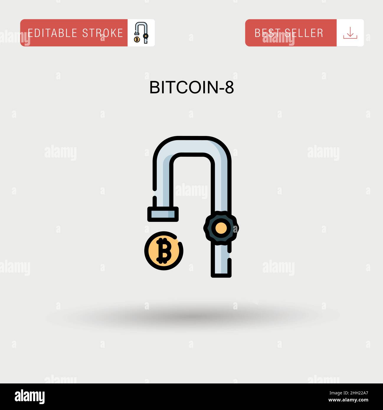 Pixel art bitcoin Stock Vector Images - Alamy