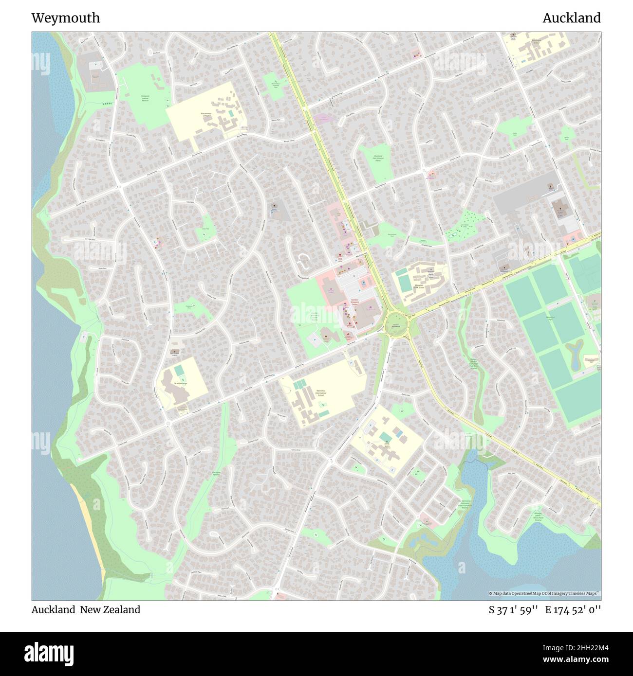 Map of weymouth hi-res stock photography and images - Alamy