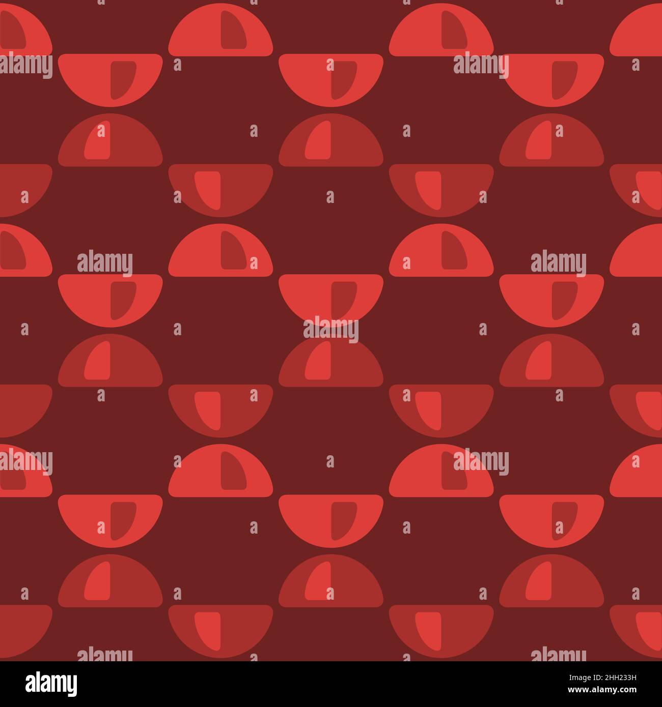 Simple semicircular geometric shapes will decorate any surface or thing ...