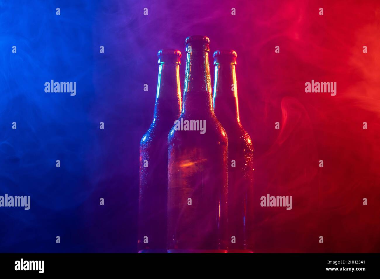Three bottles in a bar hi-res stock photography and images - Alamy