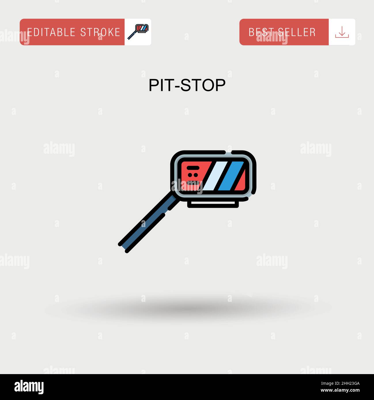 The pit stop Stock Vector Images - Alamy