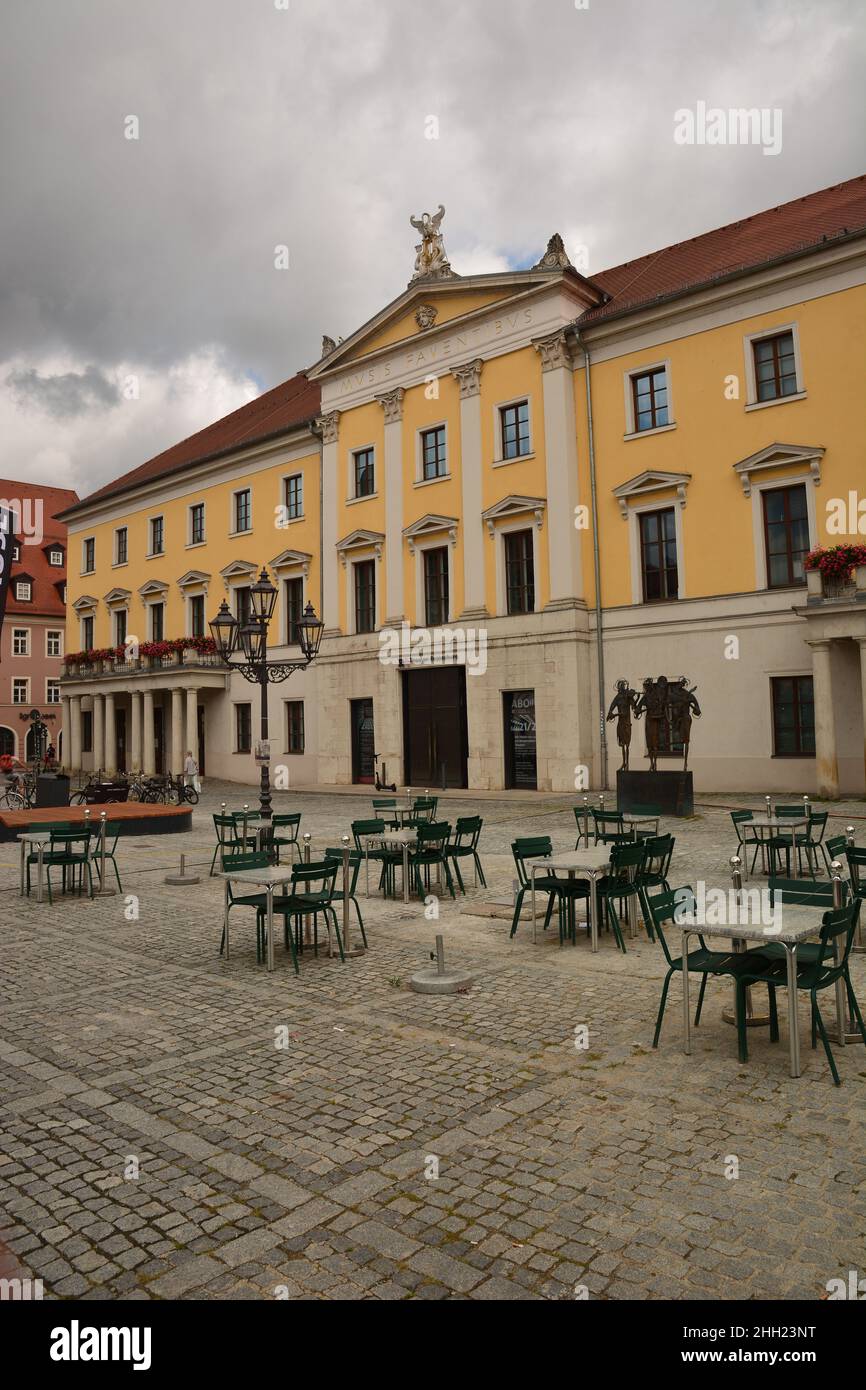 Regensburg, Bavaria, Germany – Attractive historical buildings in the ...