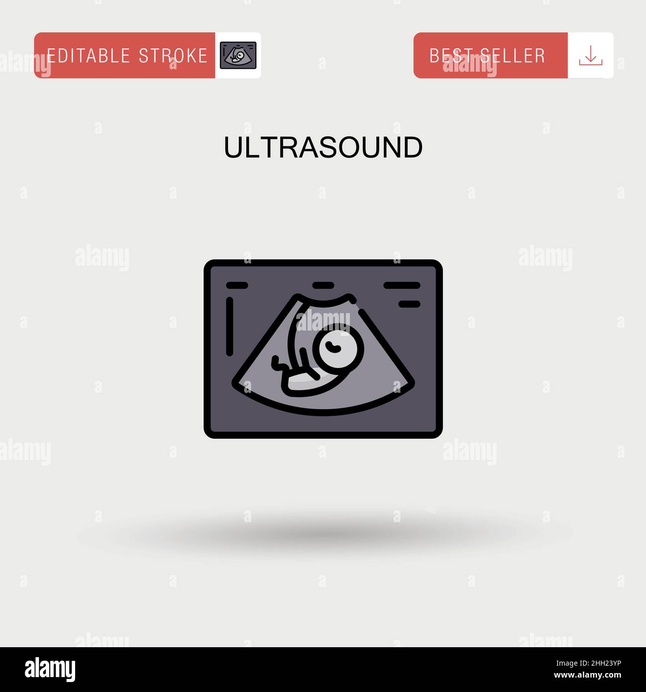 Ultrasound screen Stock Vector Images - Alamy