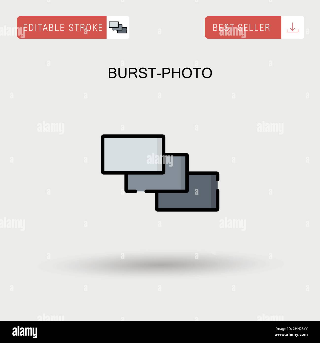 Photo wallpaper color icon Stock Vector Images - Alamy