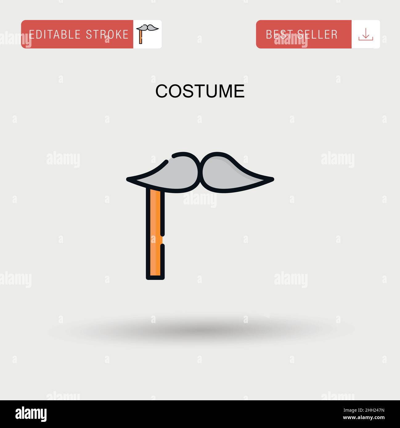 Costume Simple vector icon Stock Vector Image & Art - Alamy