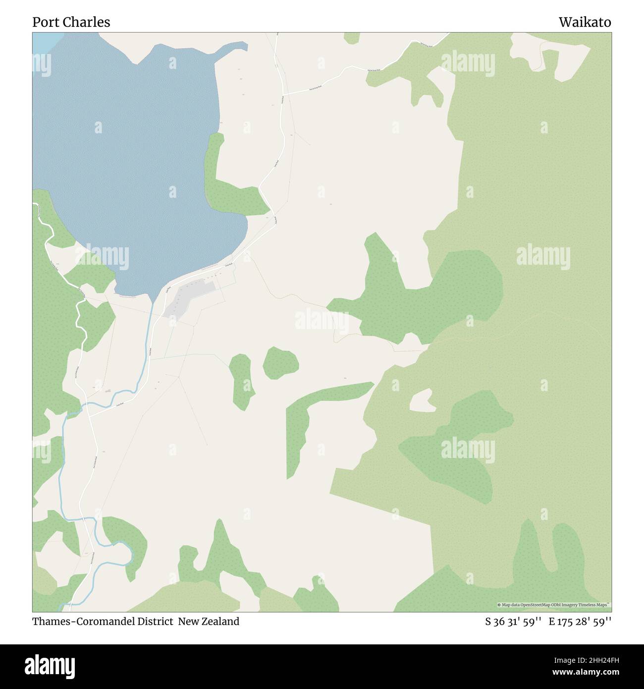 Port Charles, Thames-Coromandel District, New Zealand, Waikato, S 36 31 ...