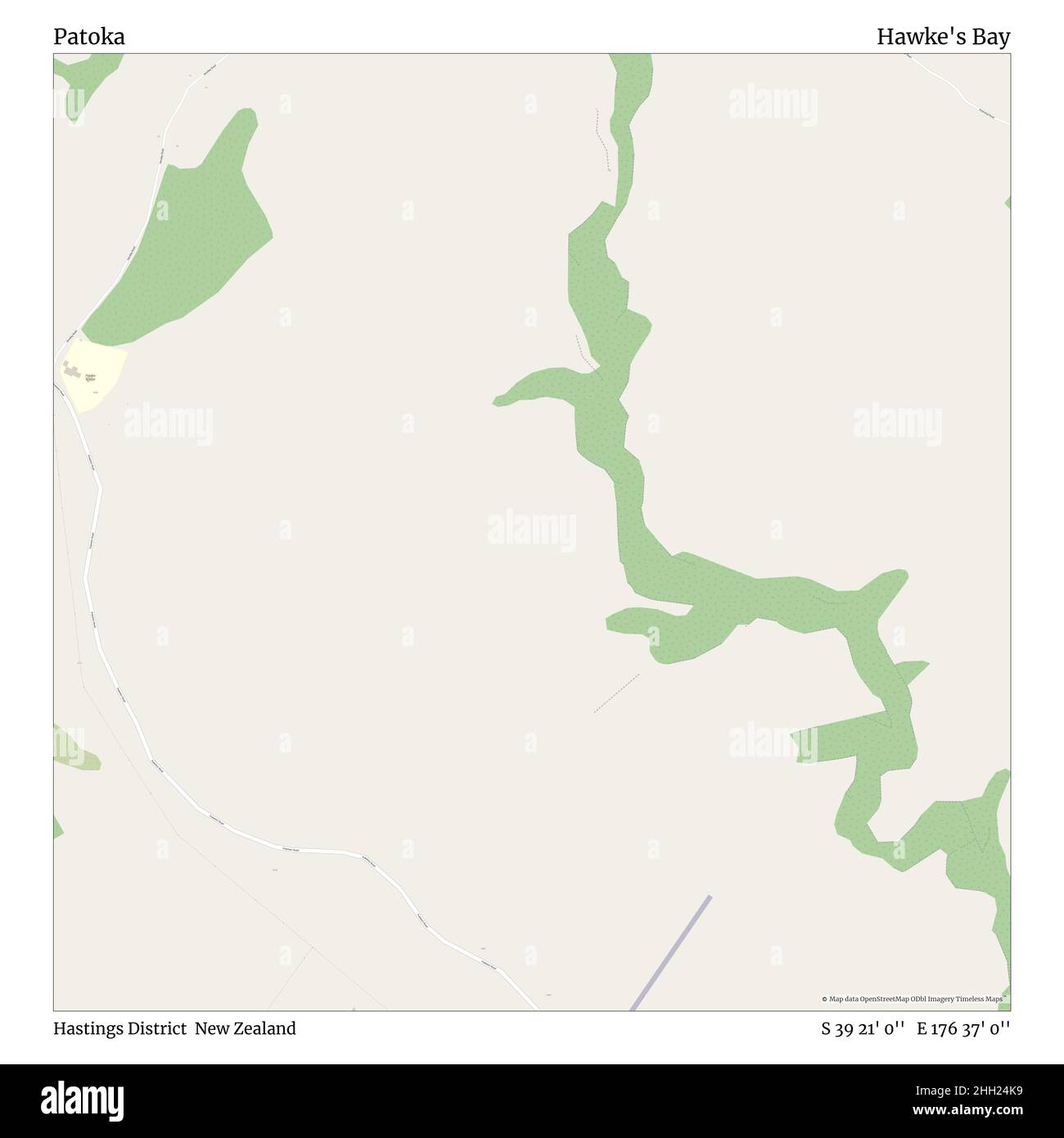 Patoka, Hastings District, New Zealand, Hawke's Bay, S 39 21' 0'', E ...