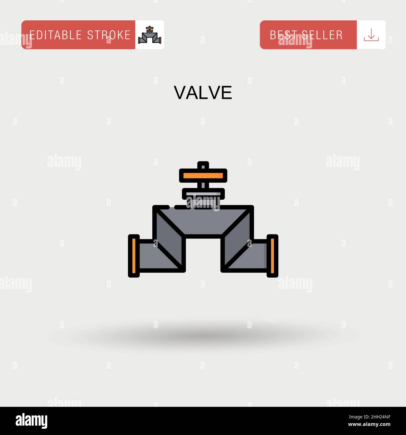 Valve Simple vector icon Stock Vector Image & Art - Alamy