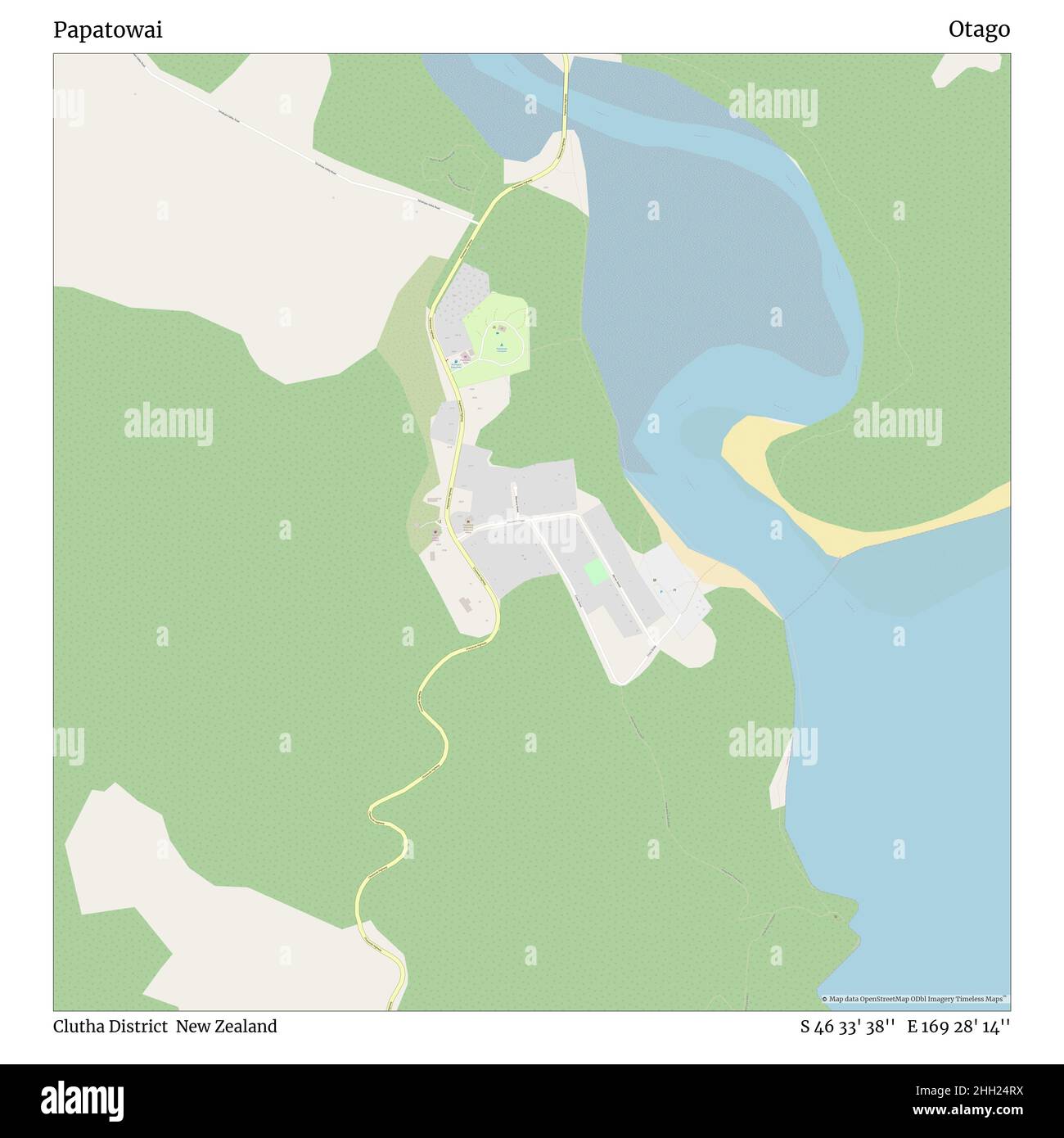 Papatowai, Clutha District, New Zealand, Otago, S 46 33' 38'', E 169 28 ...
