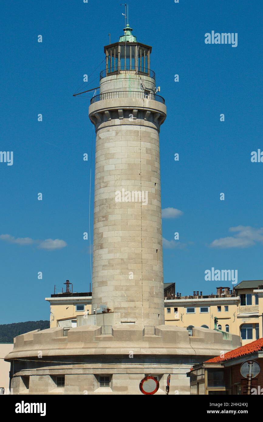 Ex Lighthouse La Lanterna in Trieste,Italy,Europe Stock Photo - Alamy