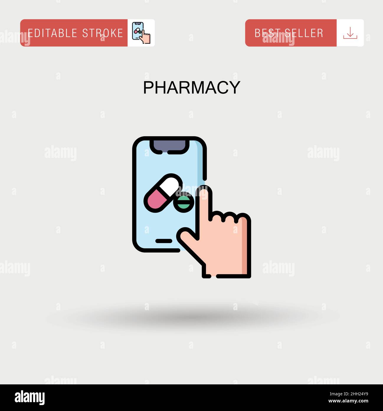 Pharmacy Simple vector icon Stock Vector Image & Art - Alamy
