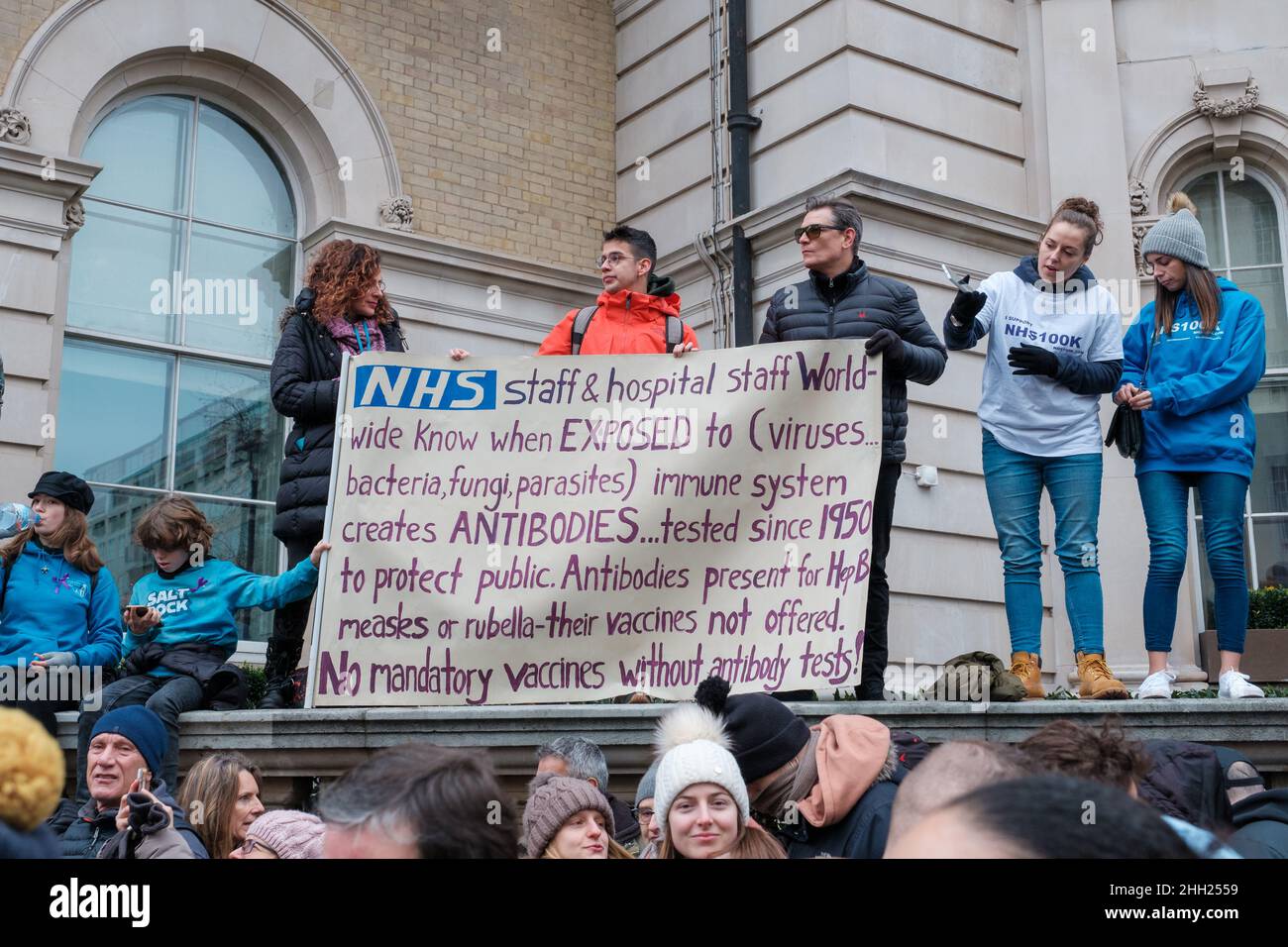 Former and current workers of the NHS have come out against the ...